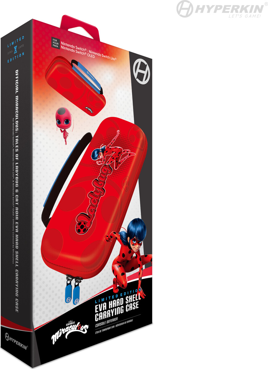 Hyperkin Official Miraculous Hard Case - Switch/oled/lite - Ladybug ...