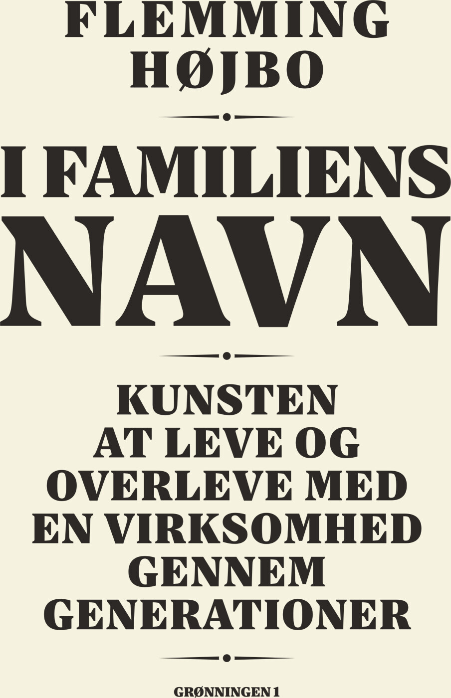 I Familiens Navn af Flemming Højbo - Indbundet Bog - Gucca.dk