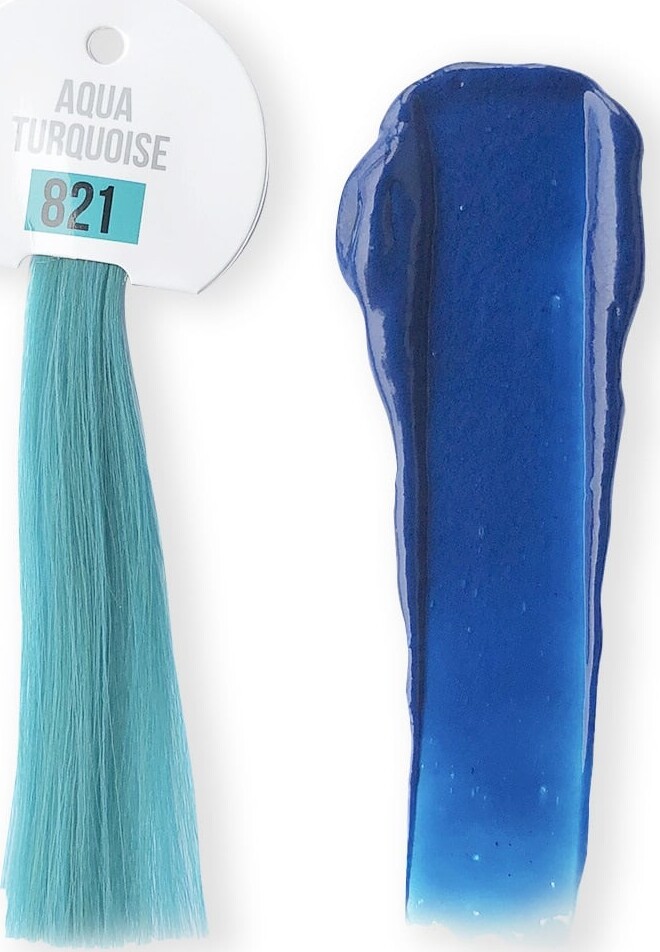 Id Hair - Colour Bomb - 821 Aqua Turquoise 250 Ml | Se tilbud og køb på ...