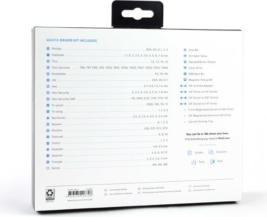 Køb Ifixit - Manta Driver Kit - Gucca.dk