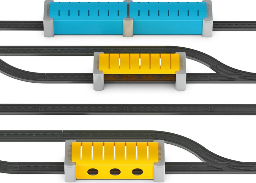 Køb Intelino - Togstation Og Tunnel Sæt Til Togbane - 4 Stk - Gucca.dk