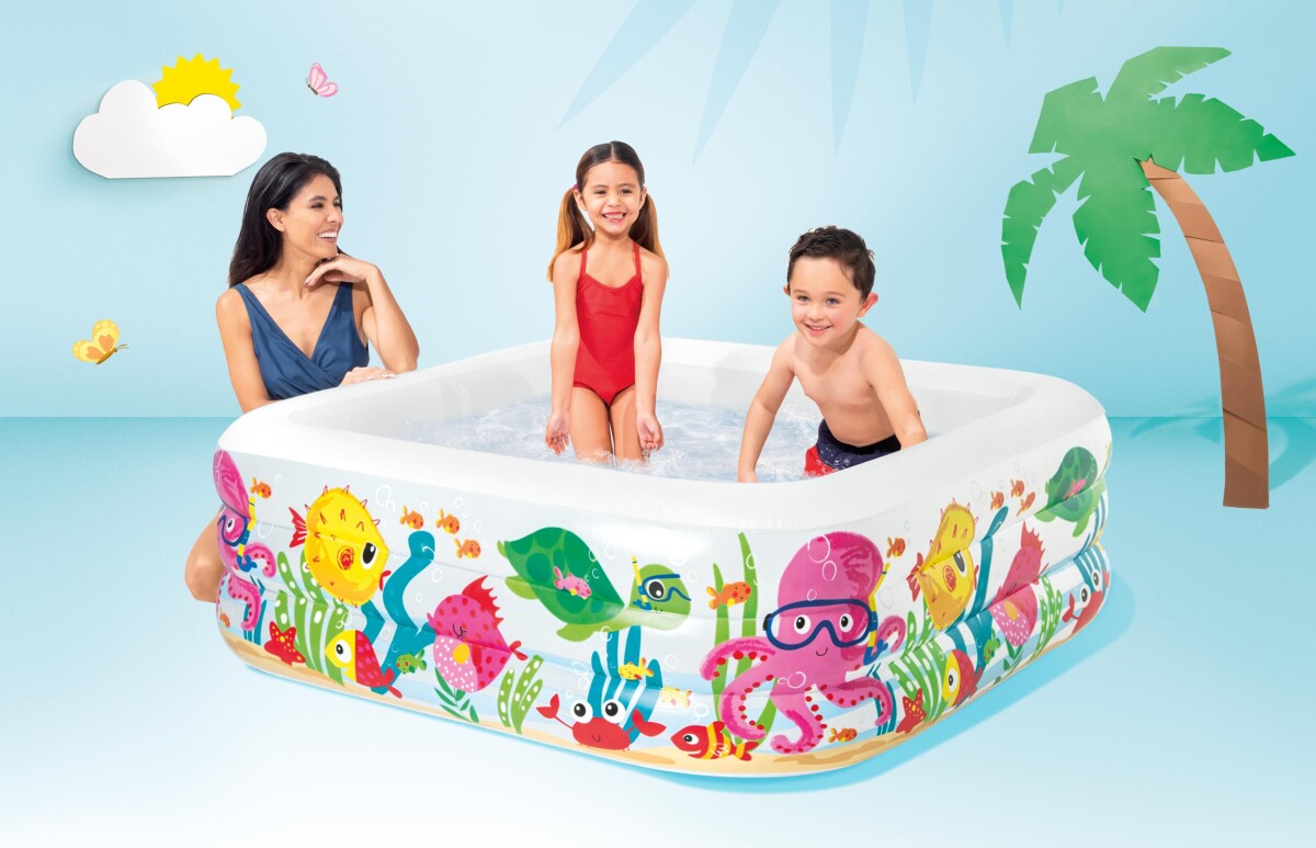 Køb Intex - Sea Aquarium Pool - 340l - 159x159x50 Cm - Gucca.dk