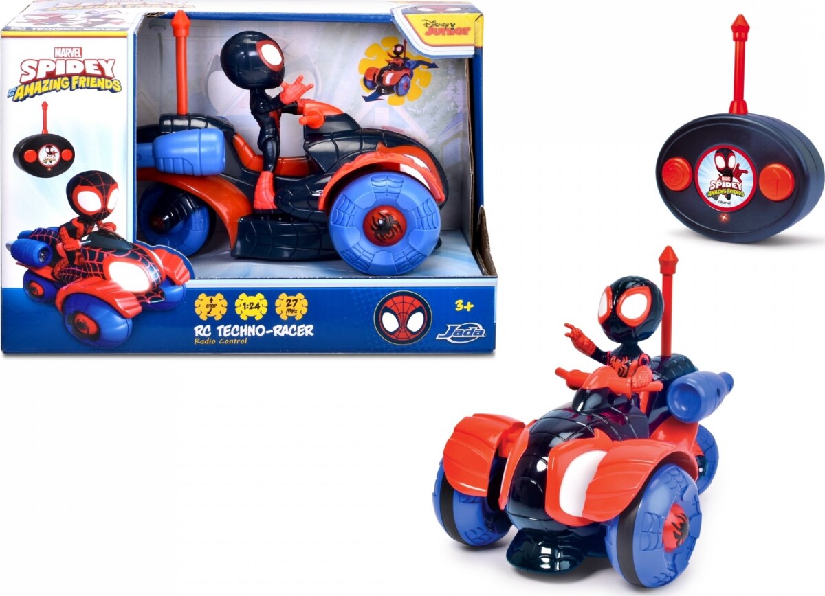 Jada - Miles Morales - Rc Techno-racer 1:24 | Se tilbud og køb på Gucca.dk