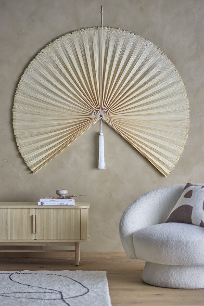 Køb Bloomingville Vifte - Jaime Vægdekoration - Natur - Bambus - Gucca.dk