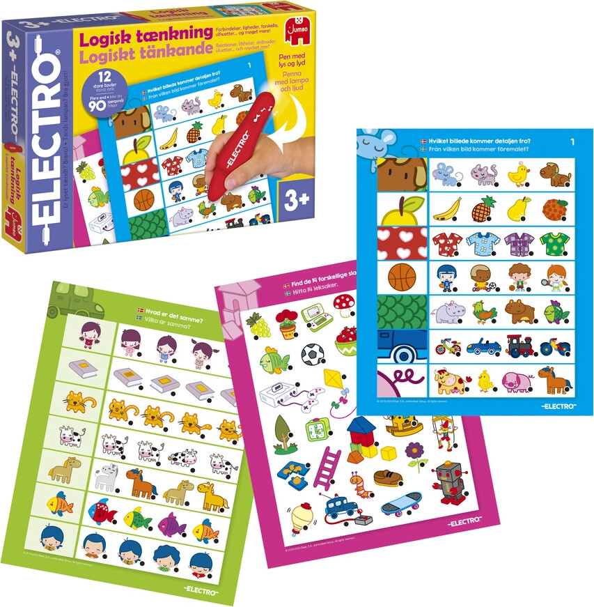Jumbo - Electro Læringsspil - Logisk Tænkning - Dansk Og Norsk | Se ...