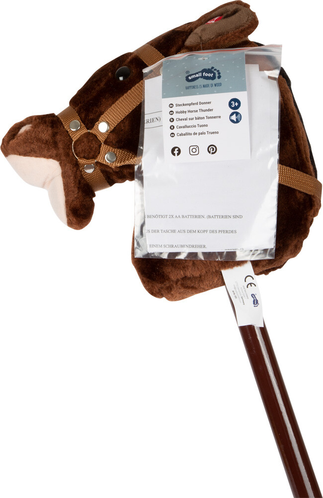 Køb Kæphest Med Lyd - Thunder - Small Foot - Gucca.dk