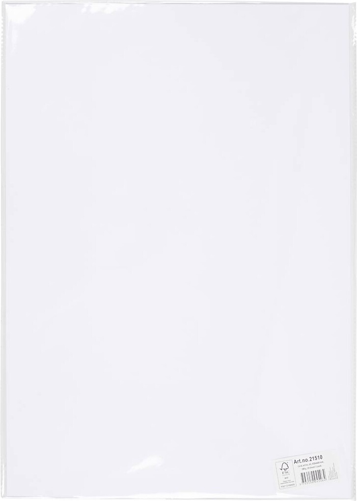 Karton - A2 - 180 G - Hvid - 10 Ark | Se tilbud og køb på Gucca.dk