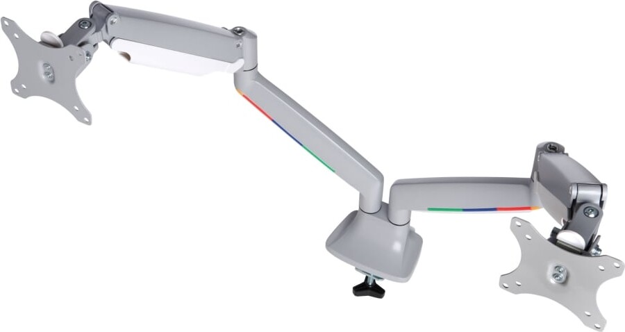 Kensington - Smartfit One-touch Monitor Arm Dual - Light Grey | Se ...