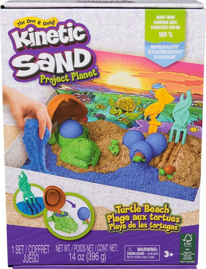 Kinetic Sand - Project Planet - Skildpaddestrand Sæt | Se tilbud og køb ...