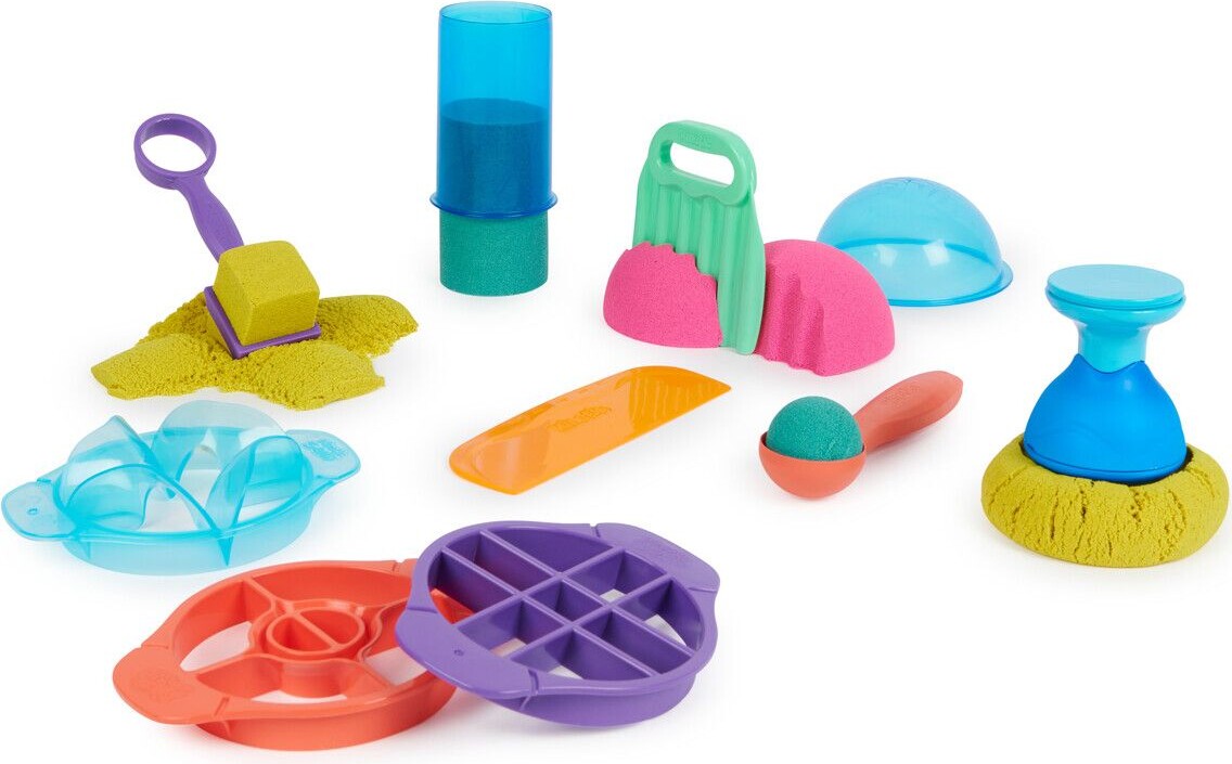 Kinetic Sand - Ultimate Sandisfying - Magisk Sand Sæt - 3 Farver | Se ...