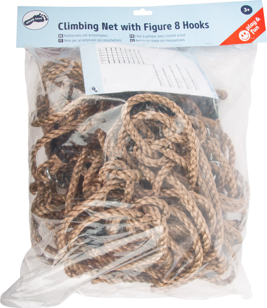 Klatrenet Med 8 Kroge - 200x150 Cm - Small Foot | Se tilbud og køb på Gucca.dk