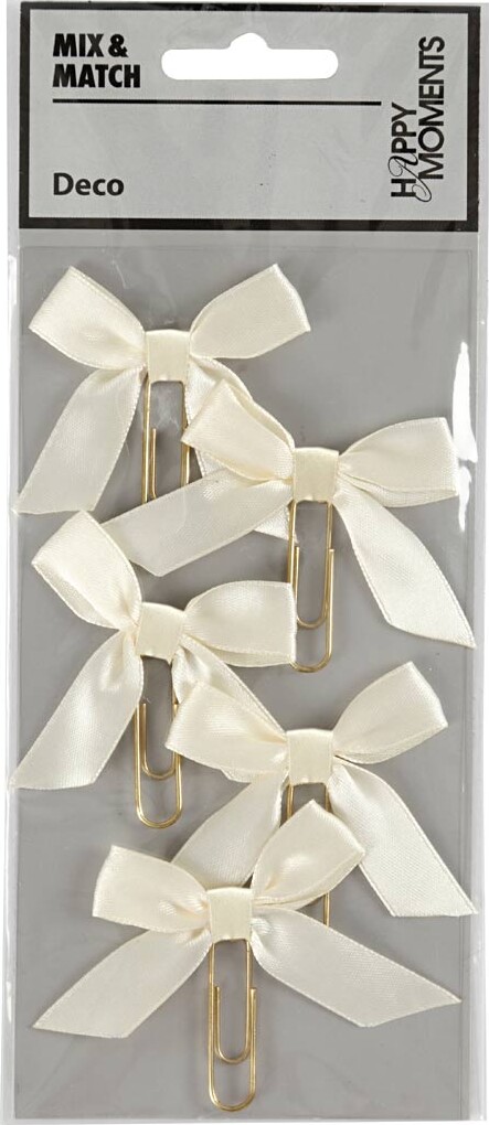 Køb Klips - Str. 40x70 Mm - Råhvid - 5 Stk fra Happy Moments - Gucca.dk