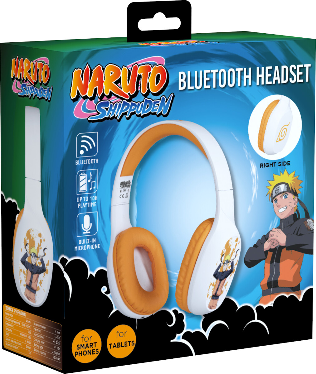 Konix Naruto Bluetooth Headset | Se tilbud og køb på Gucca.dk