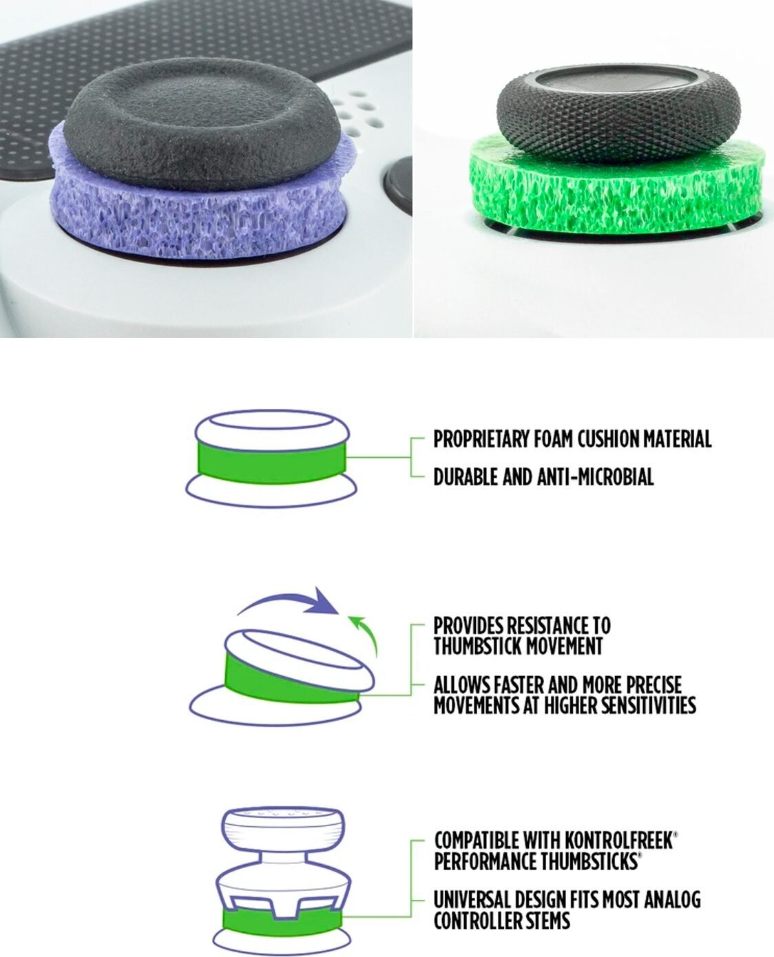 Kontrolfreek - Precision Rings Til Xbox, Playstation Og Switch Pro ...