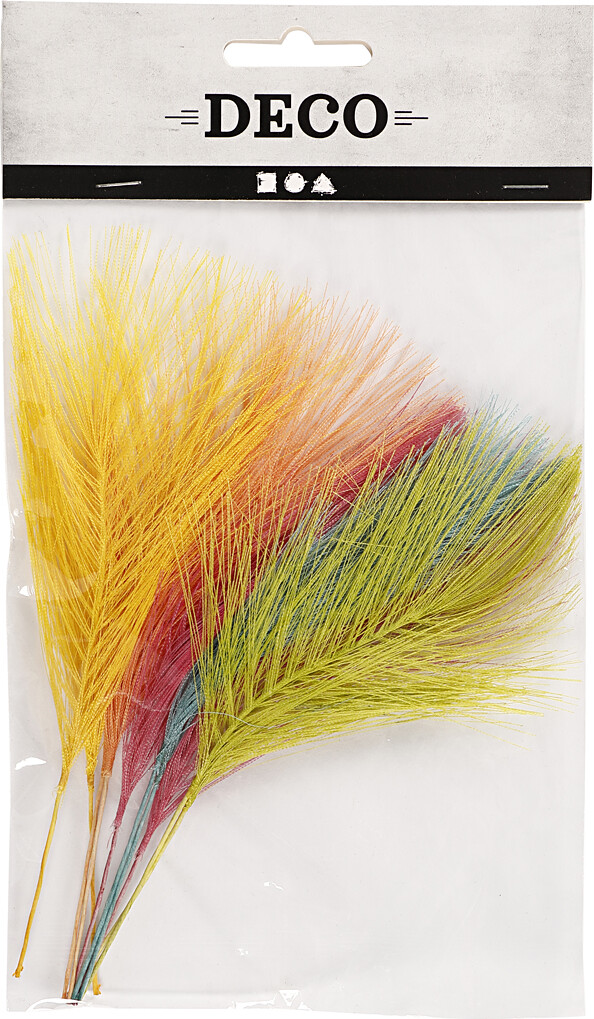 Køb Kunstige Fjer - L 15 Cm - B 8 Cm - Flere Farver - 10 Stk fra ...