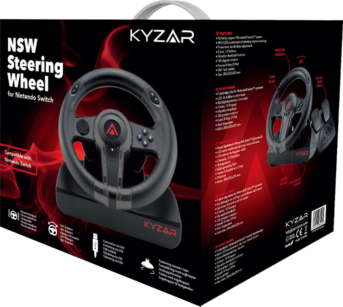 Køb Rat Til Nintendo Switch - Nsw - Kyzar - Gucca.dk