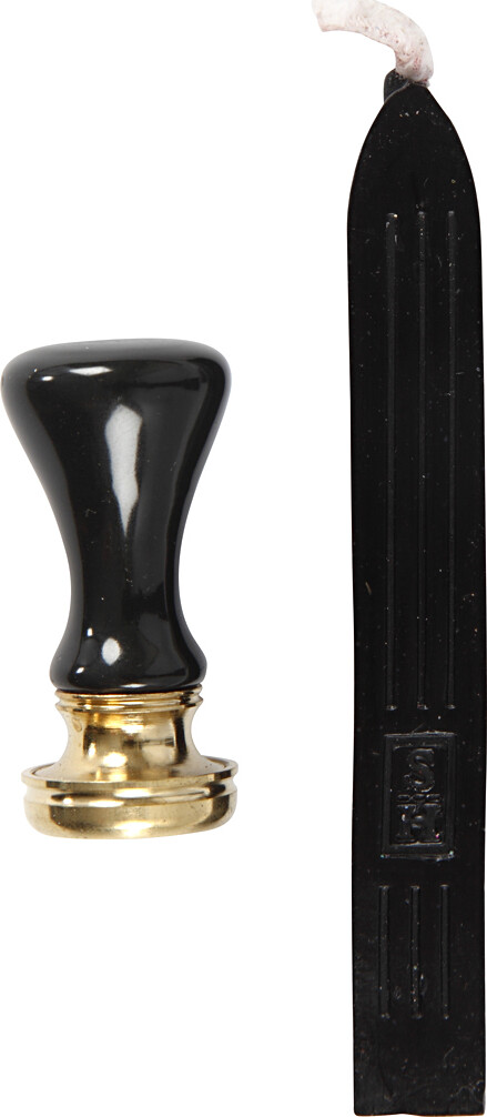 Køb Lak Og Segl - ø 17 Mm - Sort fra Manuscript - Gucca.dk