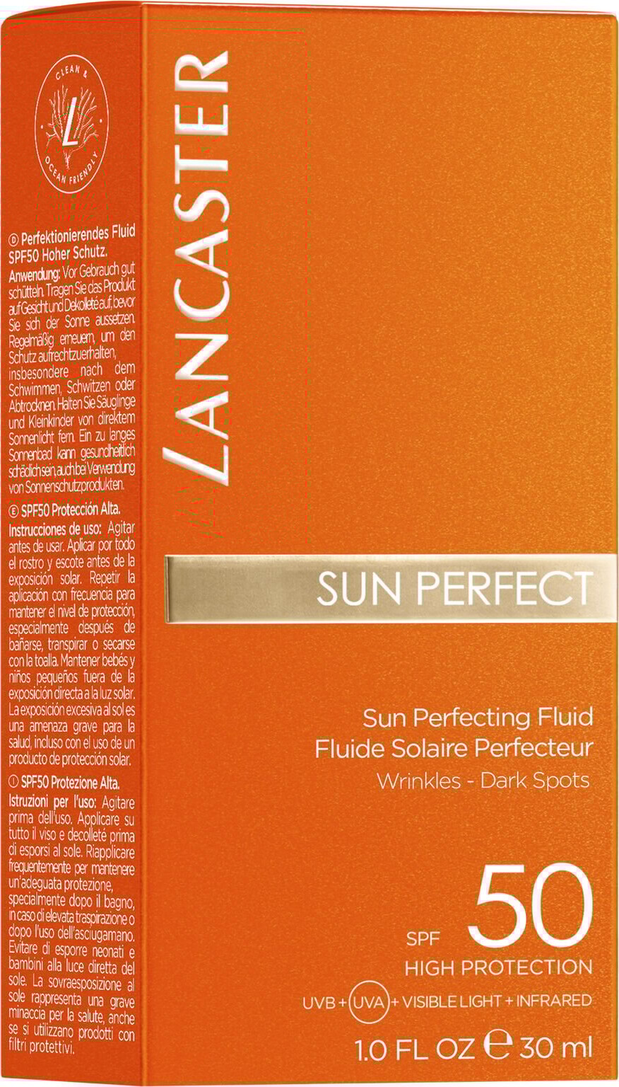 Køb Lancaster - Sun Perfect Fluid Spf 50 30 Ml - Gucca.dk