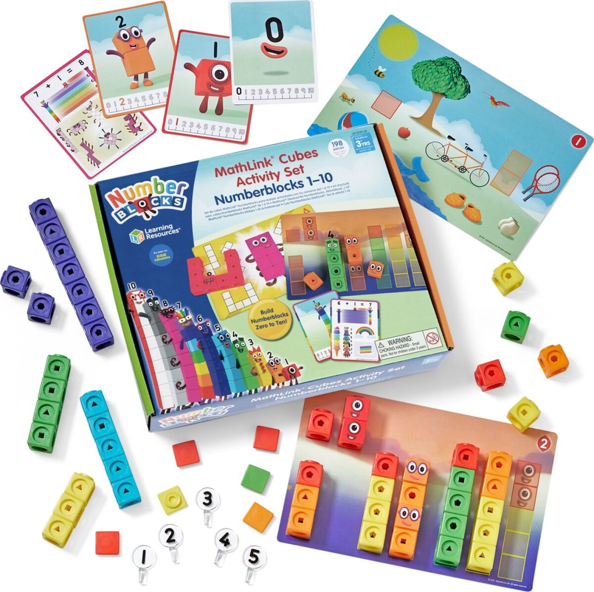 Learning Resources - Mathlink Cubes Numberblocks 1-10 Aktivitetsæt | Se ...