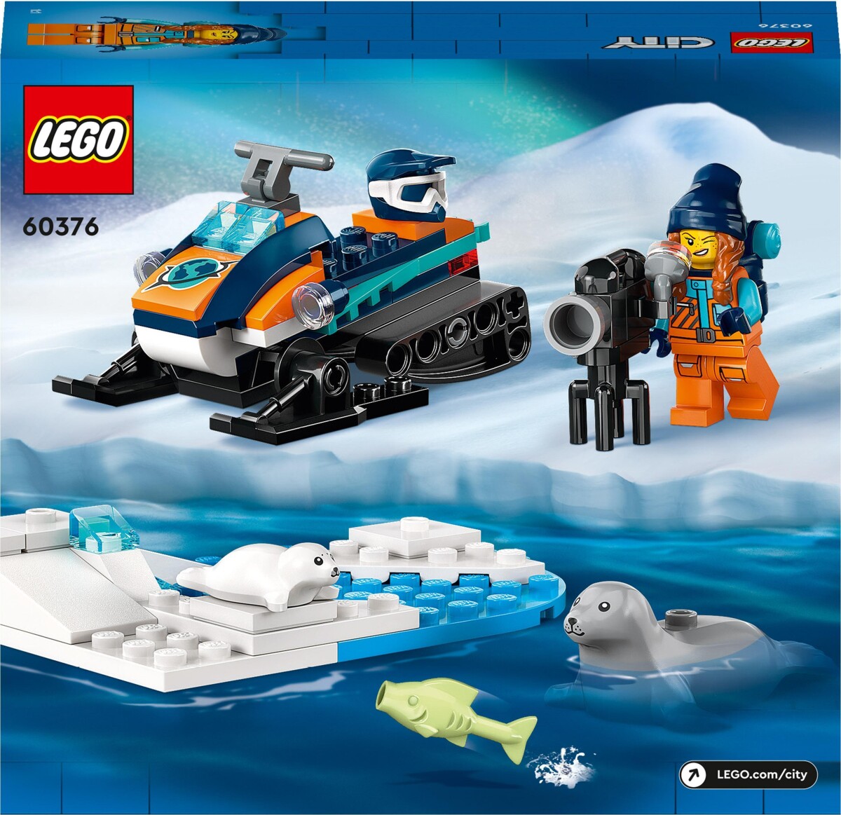 Lego City - Polarforsker-snescooter - 60376 | Se tilbud og køb på Gucca.dk