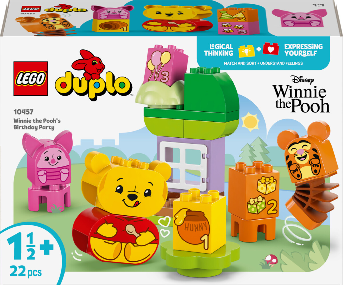 Lego Duplo Disney Winnie The Pooh - Peter Plys' Fødselsdagsfest - 10457 | Se tilbud og køb på ...