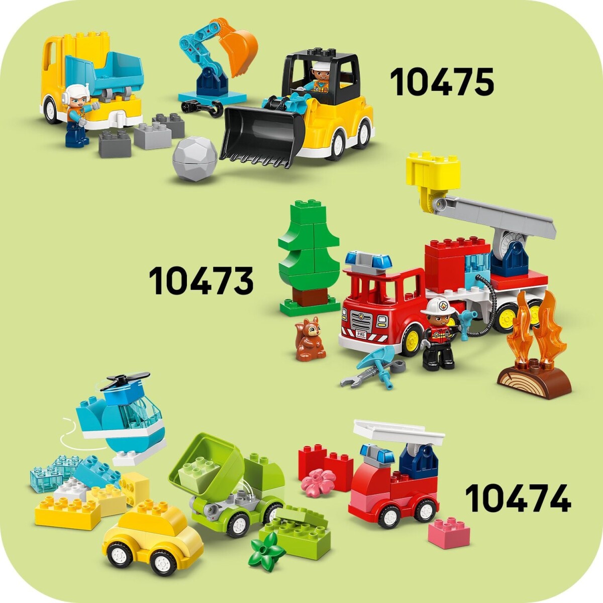 Køb Lego 10477 - Duplo My First - 3-i-1 Kreative Søde Kæledyr - Gucca.dk