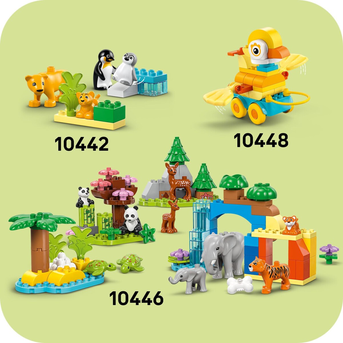 Køb Lego Duplo - 3-i-1 Dinosaurer På Hjul - 10451 - Gucca.dk