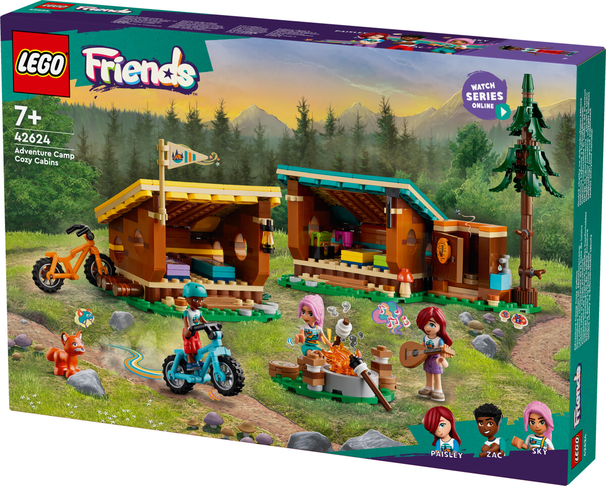 Køb Lego Friends - Adventure Camp - Hyggelige Hytter - 42624 - Gucca.dk
