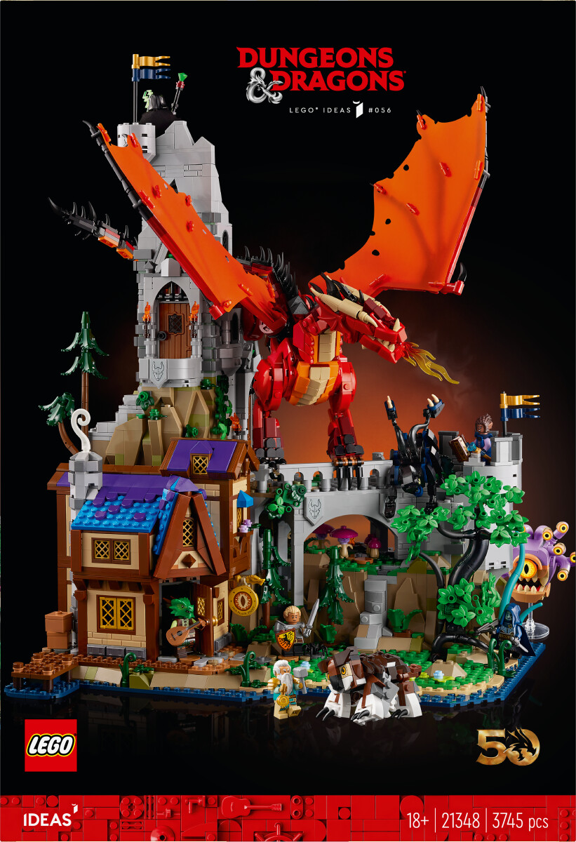 Køb Lego Ideas - Dungeons & Dragons - Den Røde Drages Fortælling ...