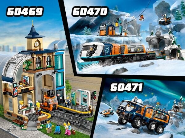 Køb Lego City - Hovedbanegård - 60469 - Gucca.dk