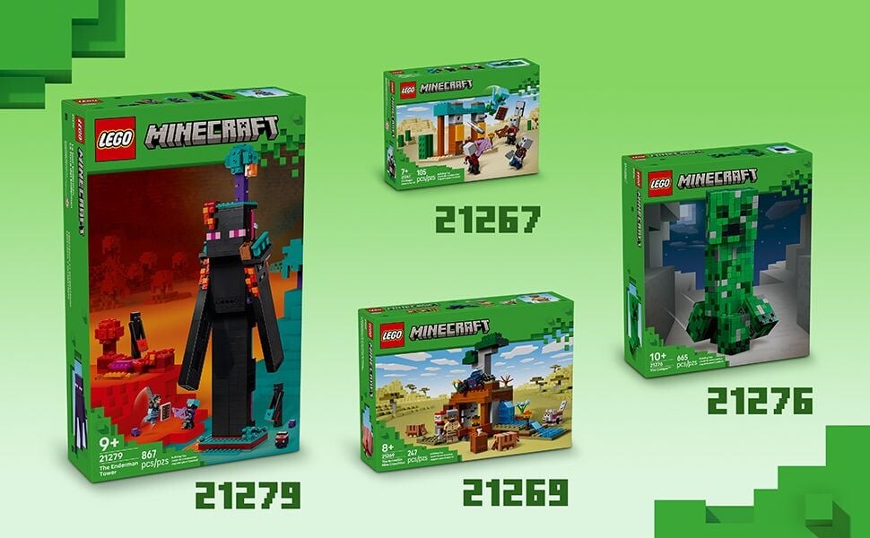 Lego Minecraft - Røverforposten Og Ravager - 21278 | Se tilbud og køb ...