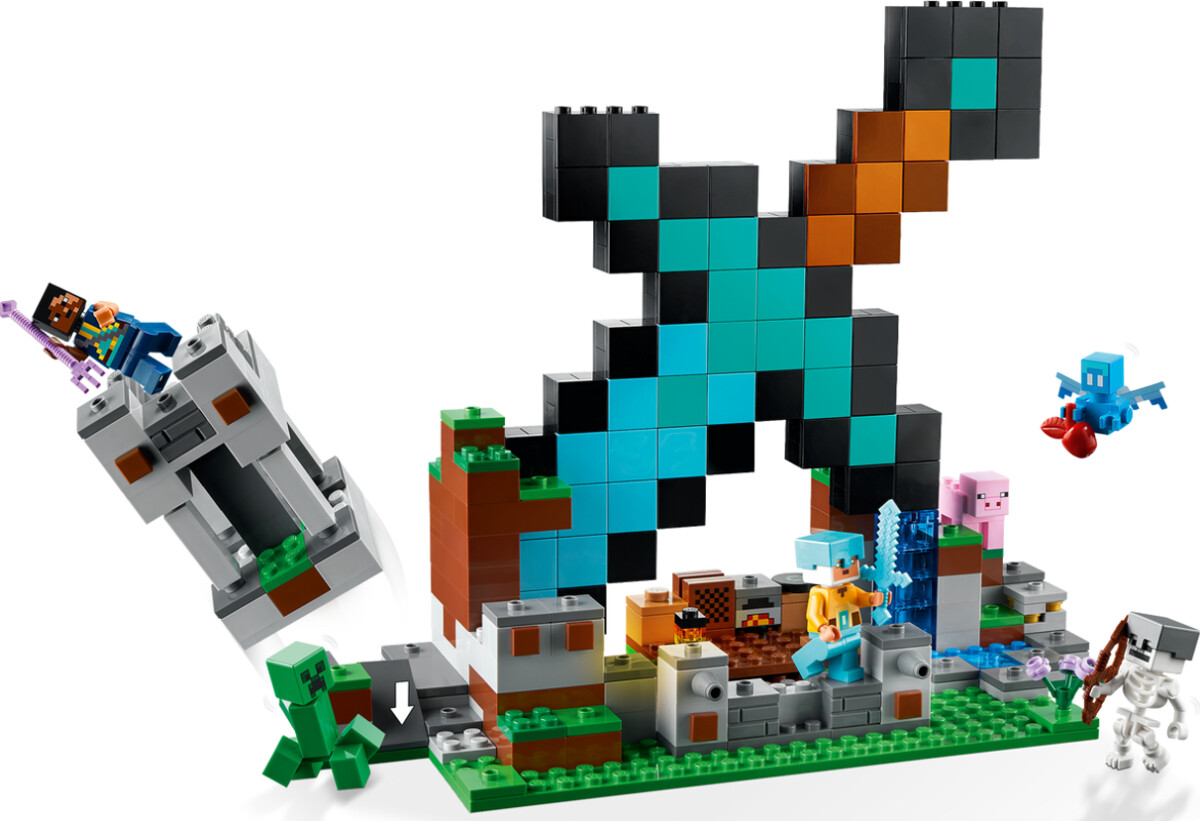 Lego Minecraft - Diamond Sword Forposten - 21244 | Se tilbud og køb på Gucca.dk