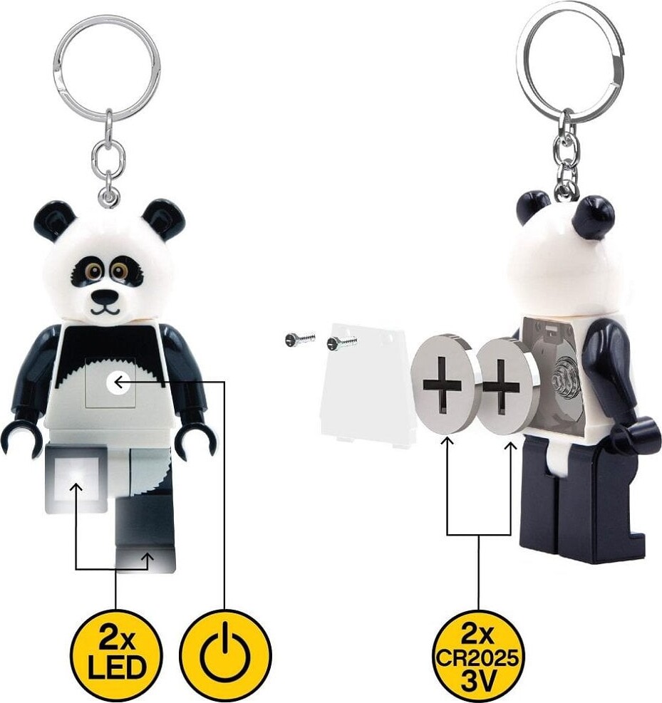 Lego - Nøglering Med Lys - Panda | Se tilbud og køb på Gucca.dk