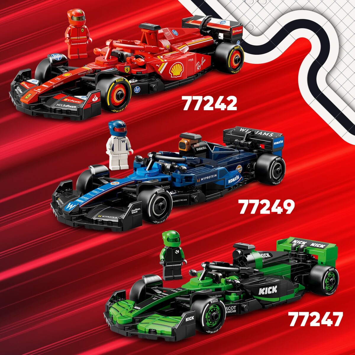 Lego Speed Champions - Aston Martin Aramco F1 Amr24 Racerbil - 77245 ...