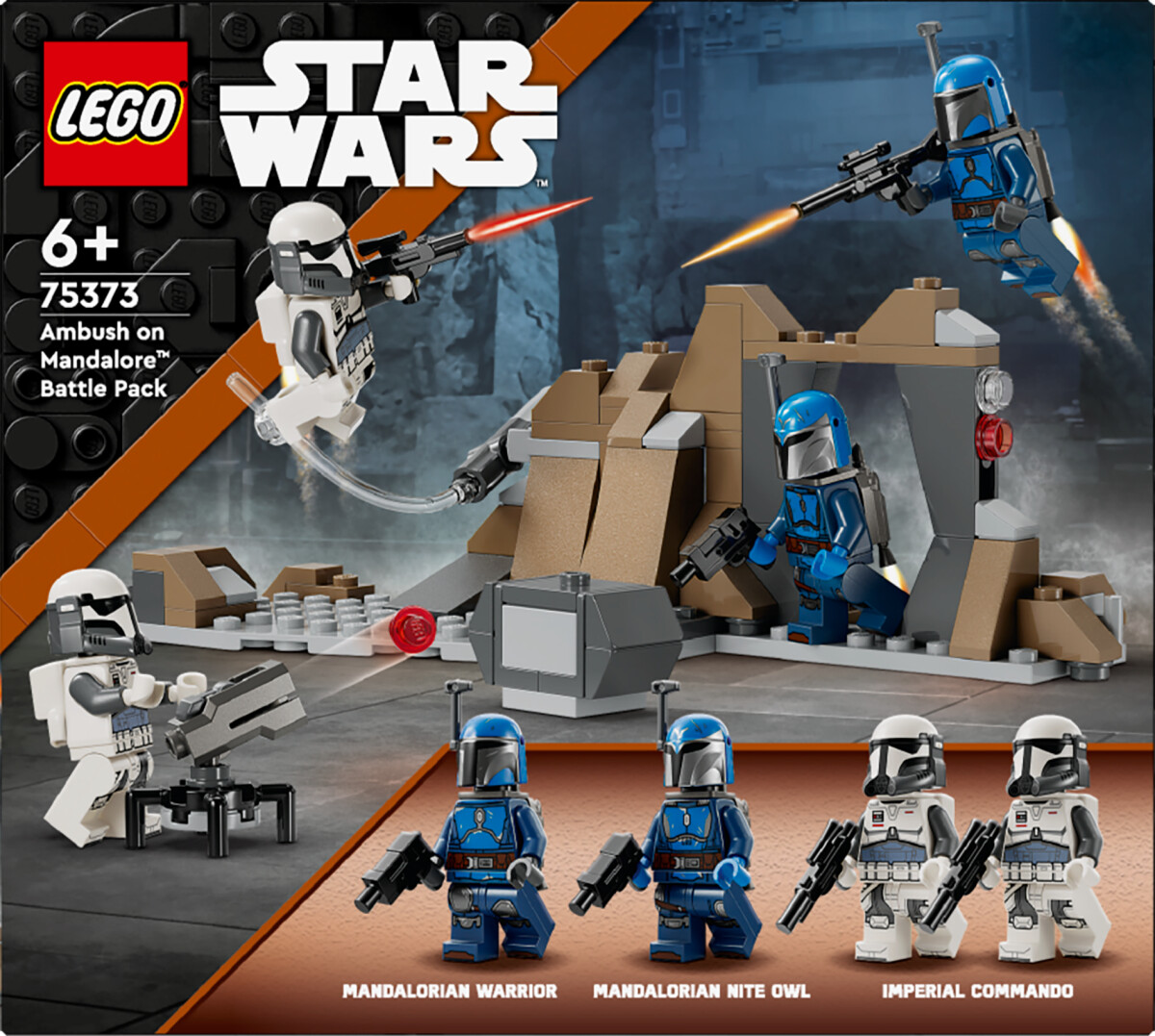 Lego Star Wars - Battle Pack Med Bagholdet På Mandalore - 75373 | Se ...