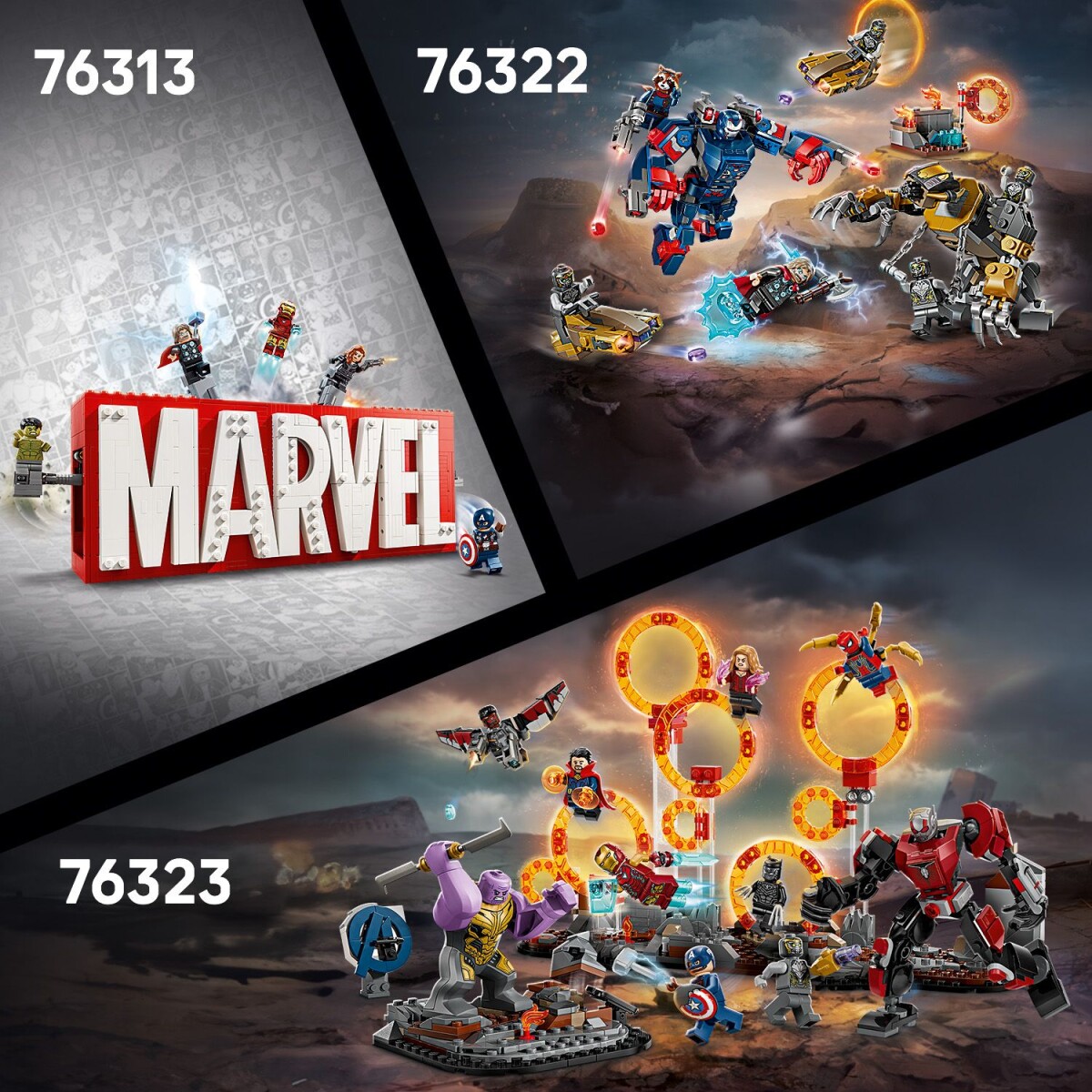 Lego Marvel - Avengers: Age Of Ultron Quinjet - 76325 | Se tilbud og køb på Gucca.dk