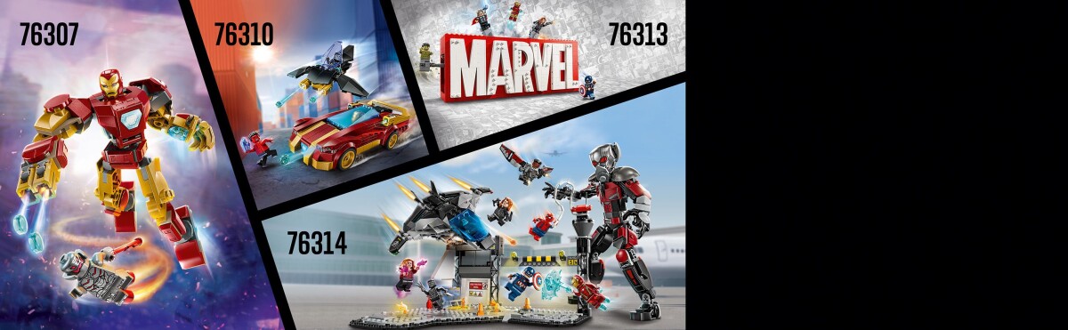 Lego Marvel Avengers - Iron Man Mech Mod Ultron - 76307 | Se tilbud og ...