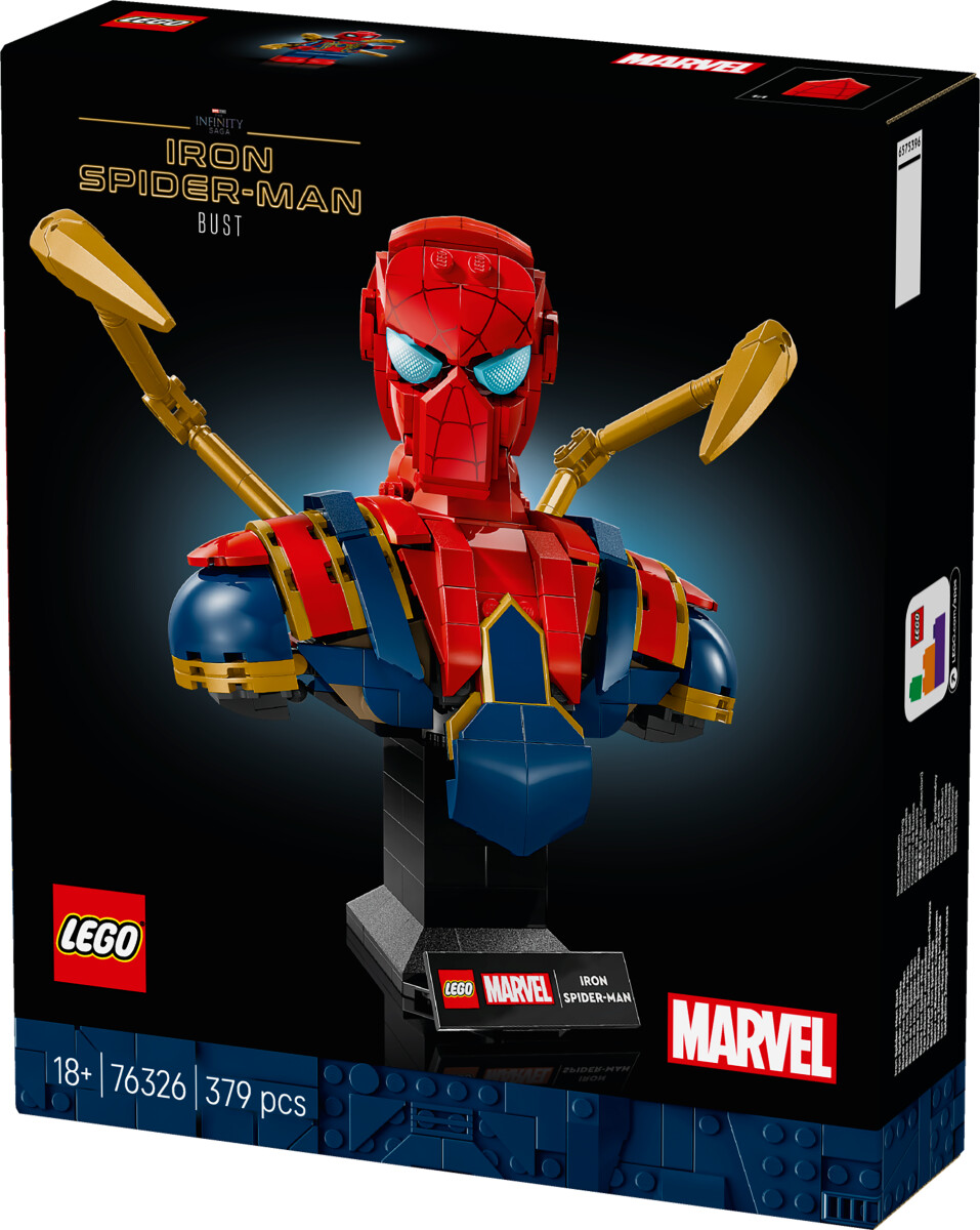 Lego Marvel - Iron Spider-man-buste - 76326 | Se tilbud og køb på Gucca.dk