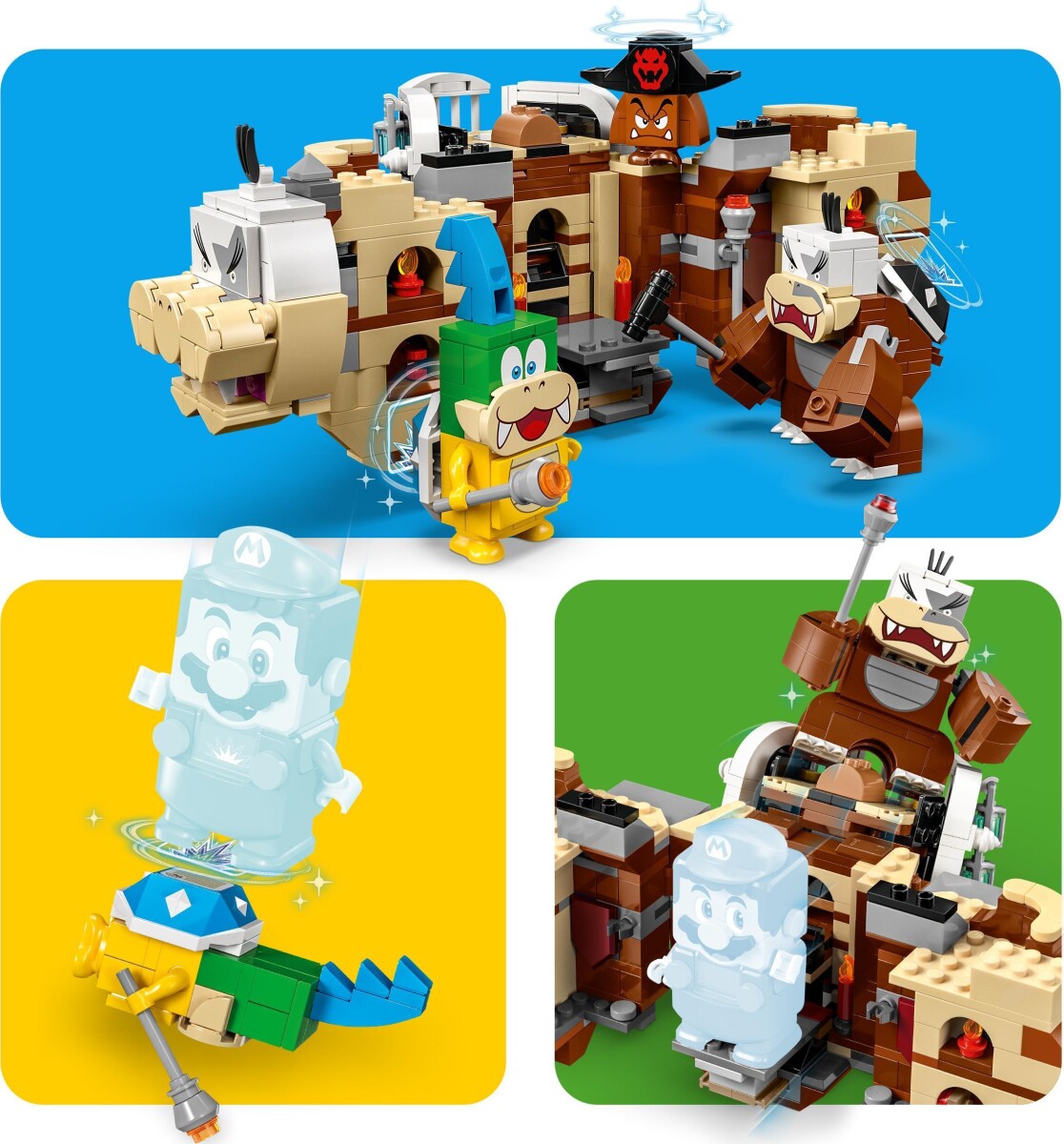 Lego Super Mario - Larry Og Mortons Luftskibe - Udvidelsessæt - 71427 ...