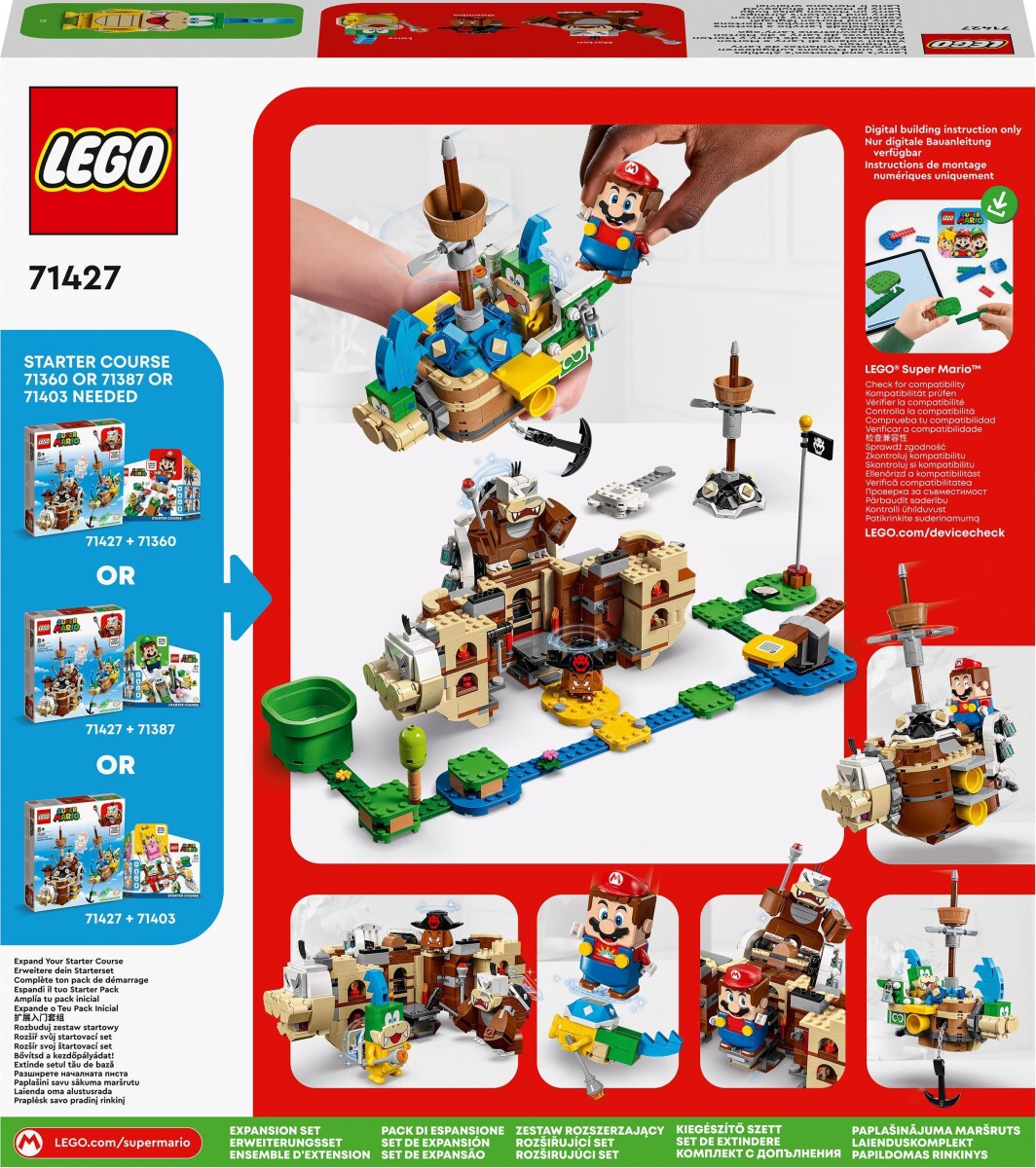 Lego Super Mario - Larry Og Mortons Luftskibe - Udvidelsessæt - 71427 ...
