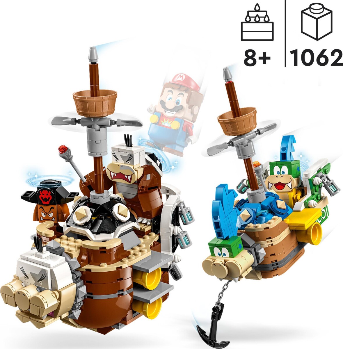 Lego Super Mario - Larry Og Mortons Luftskibe - Udvidelsessæt - 71427 ...