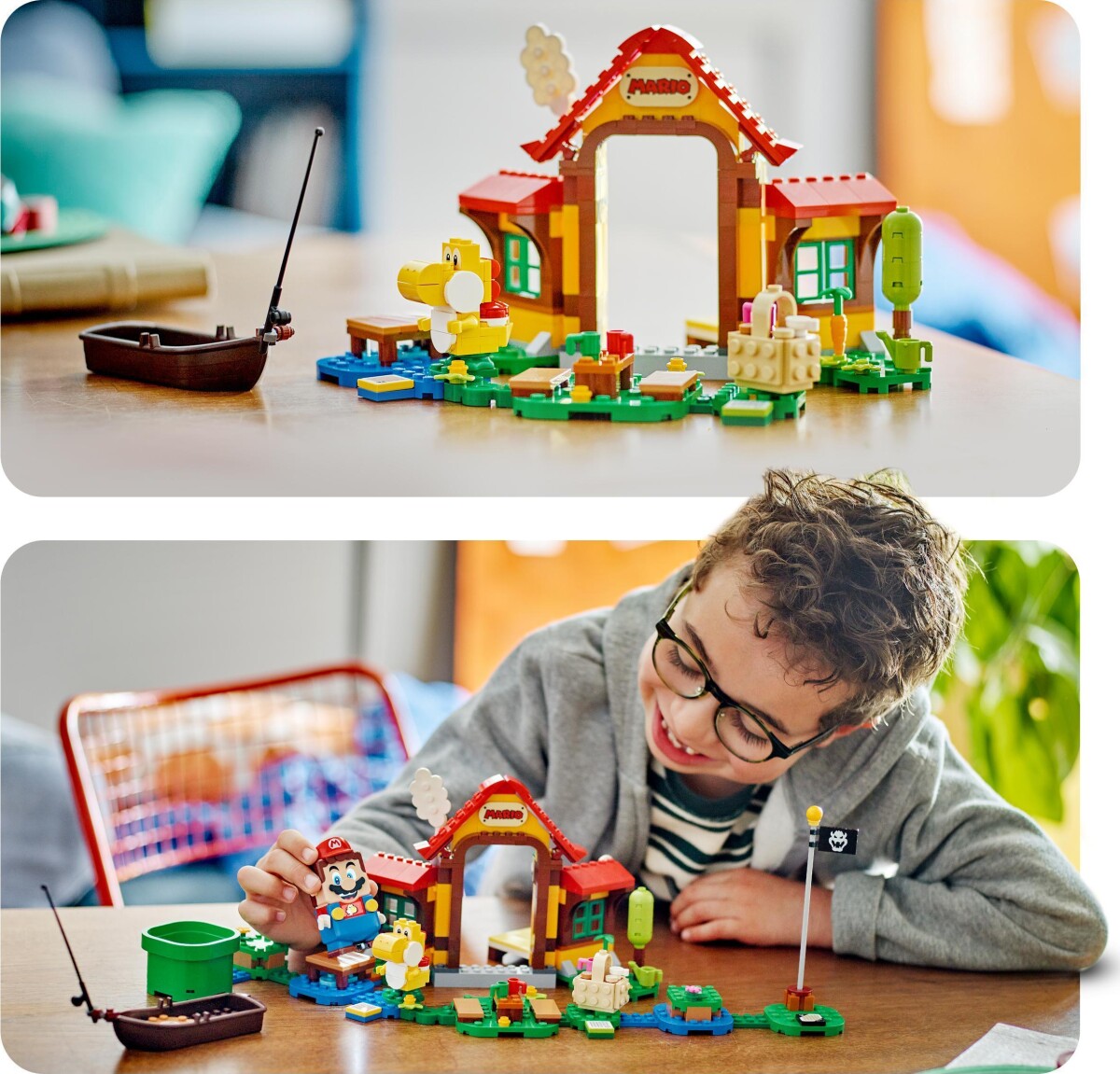 Lego Super Mario - Skovtur Ved Marios Hus Udvidelsessæt - 71422 | Se ...