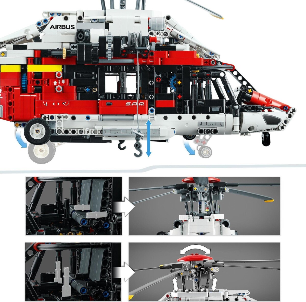 Lego Technic - Airbus H175 Redningshelikopter - 42145 | Se tilbud og køb på Gucca.dk