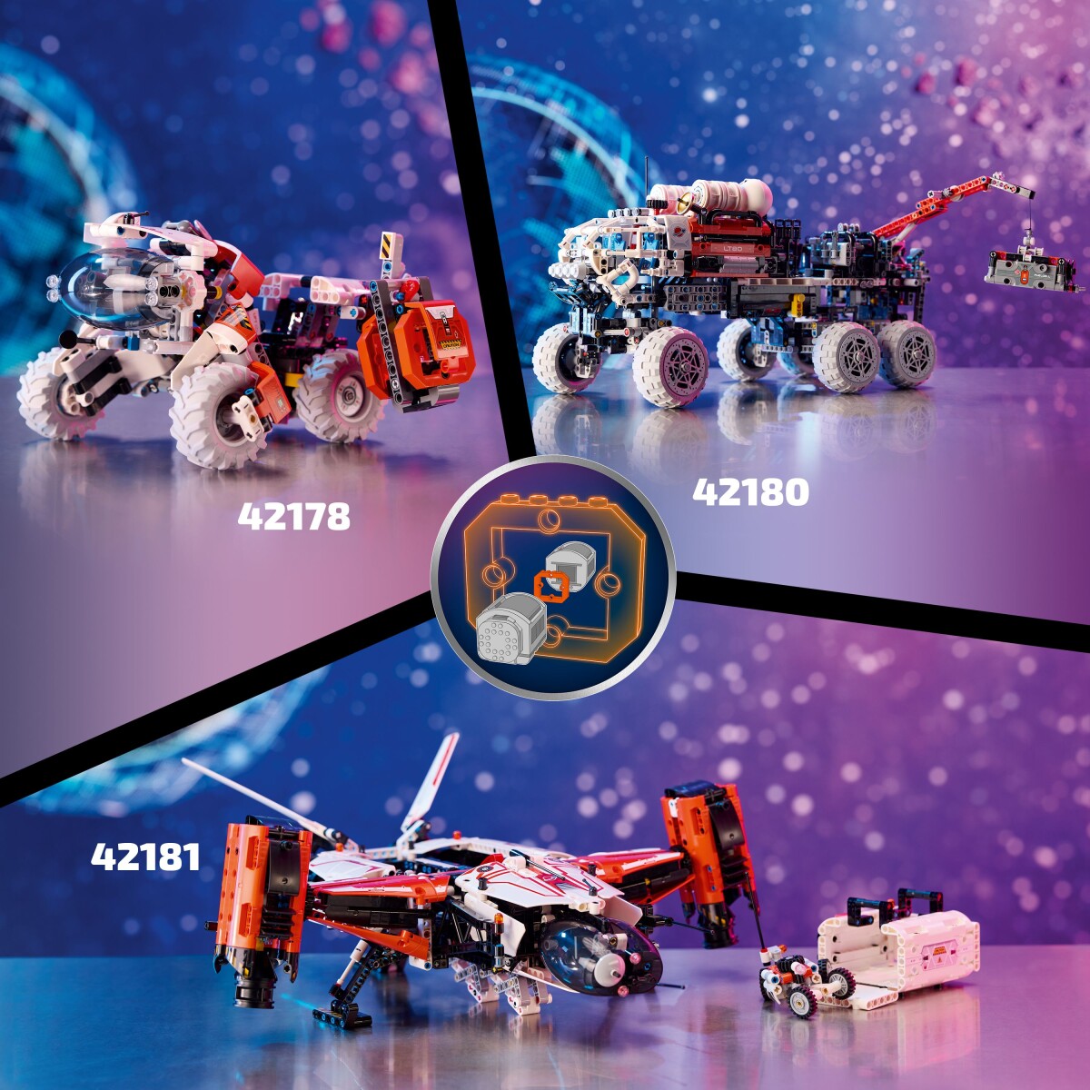 Køb Lego Technic Space - Mars-teamets Udforskningsrover - 42180 - Gucca.dk