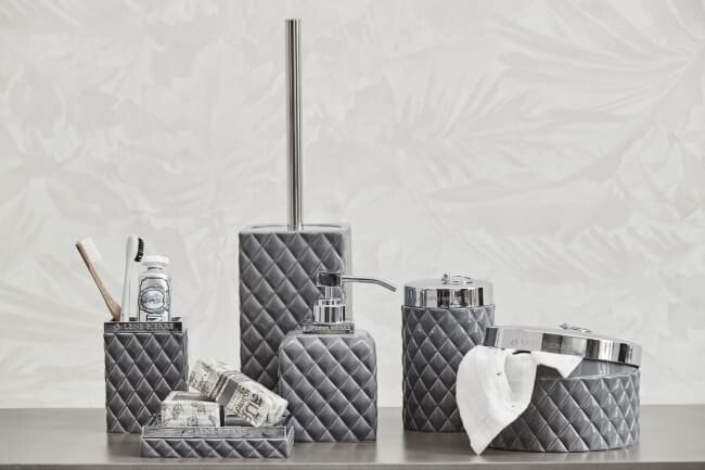 Lene Bjerre - Portia Soap Dish - Grey | Se tilbud og køb på Gucca.dk