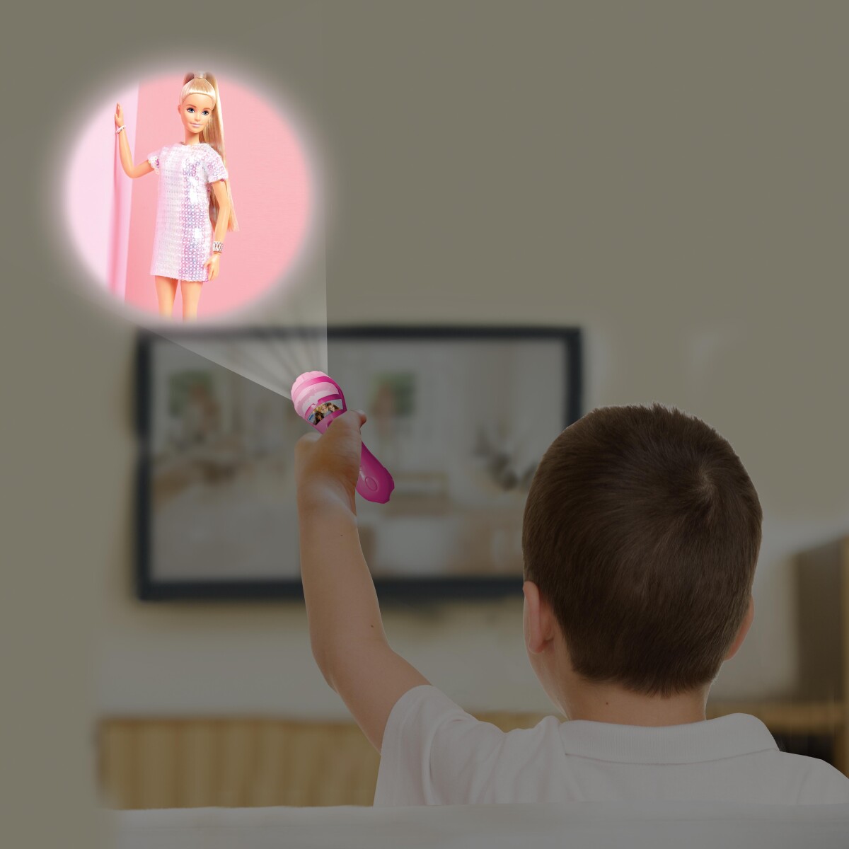 Lexibook - Barbie - Stories Projektor Og Lommelygte Til Børn - Pink ...
