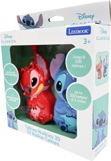 Lexibook - Disney Stitch - 3d Walkie Talkies | Se tilbud og køb på Gucca.dk