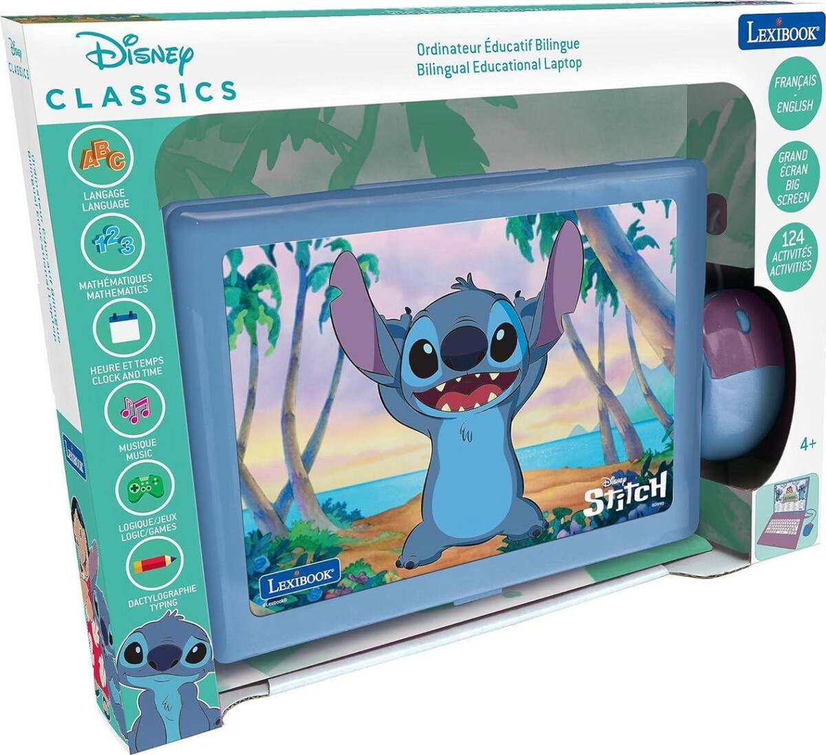 Lexibook - Laptop - Disney Stitch - Tosproget - Fransk Og Engelsk | Se ...