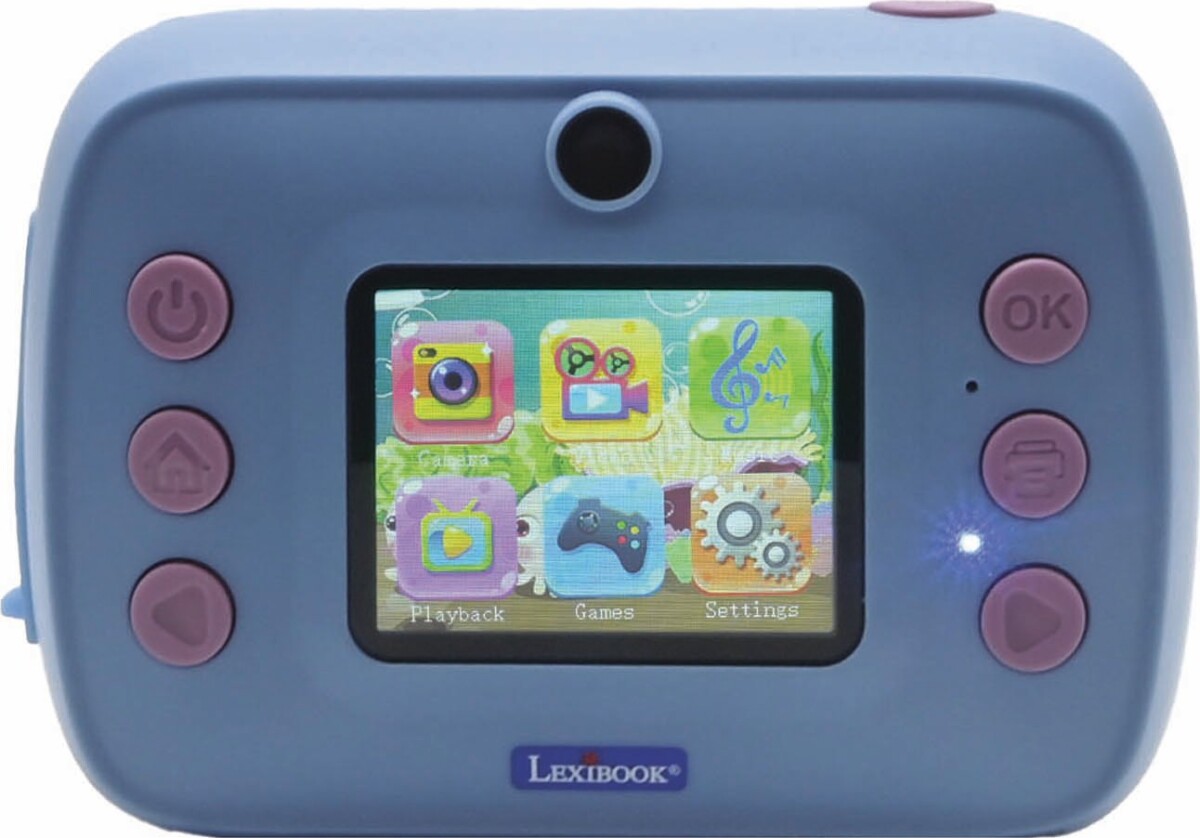 Lexibook - Stitch Digital Kamera Med Print Til Børn - Inkl. Tilbehør ...