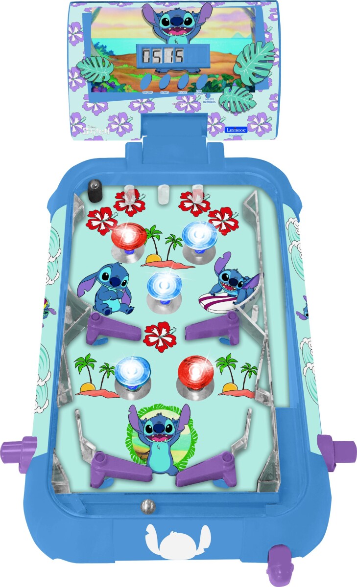 Stitch - Flippermaskine Til Børn - Elektronisk Pinball - Lexibook | Se ...
